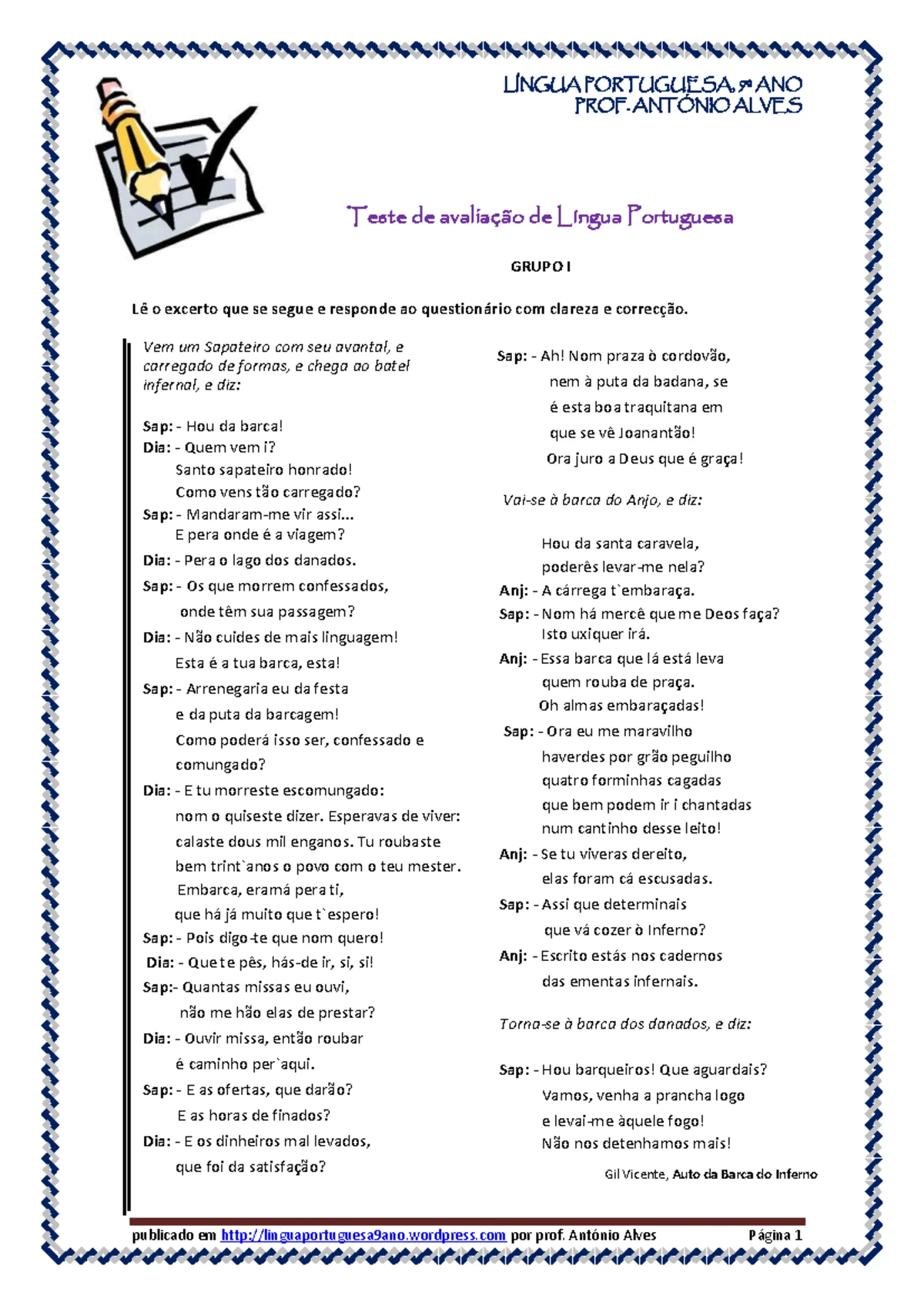 Frase complexa - Ficha de orações coordenadas e subordinadas - Frase ...