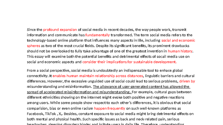Social Media & Digital Commerce: Pros and Cons for Sustainable Dev ...