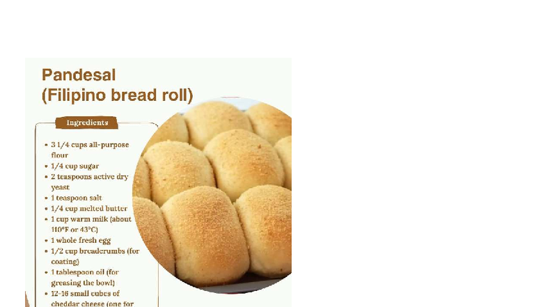BPP Pandesal Recipe Instructions and Tips - Studocu