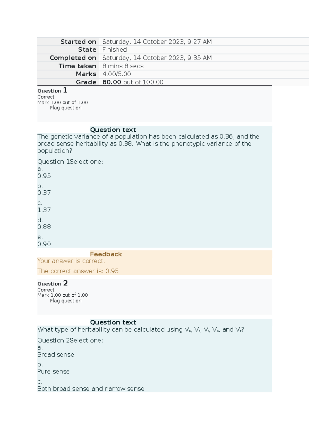 4212 - Quiz - Started on Saturday, 14 October 2023, 9:27 AM State ...