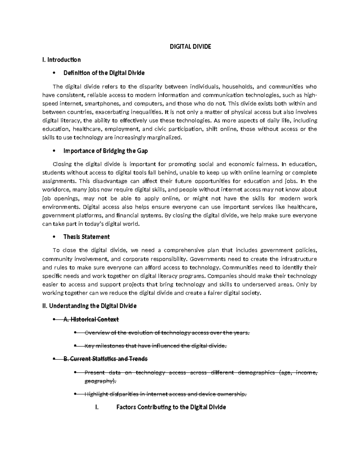 Digital Divide: Understanding and Bridging the Gap in Access to ...