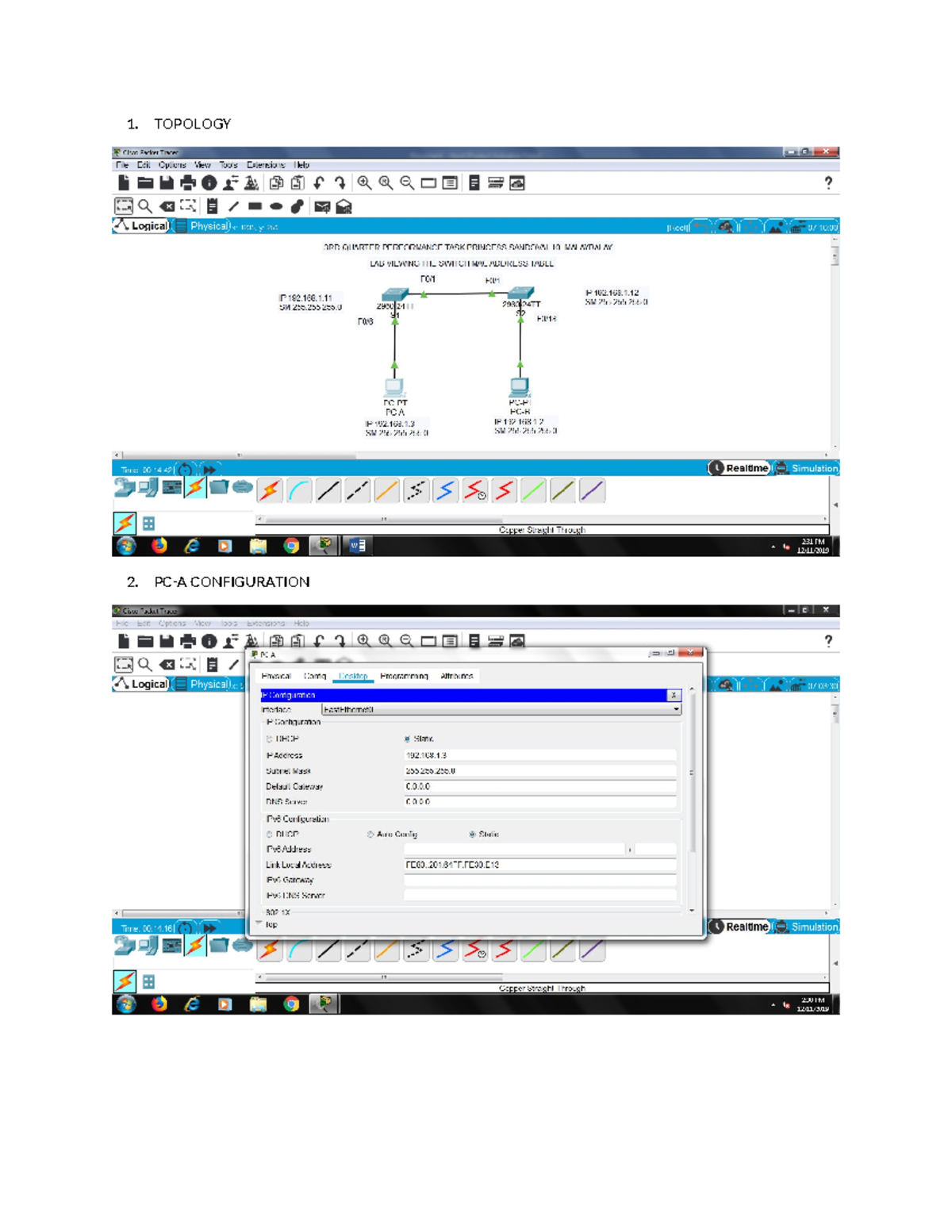 PETA IN COMP - performance task - Computer System Servicing - 1 ...