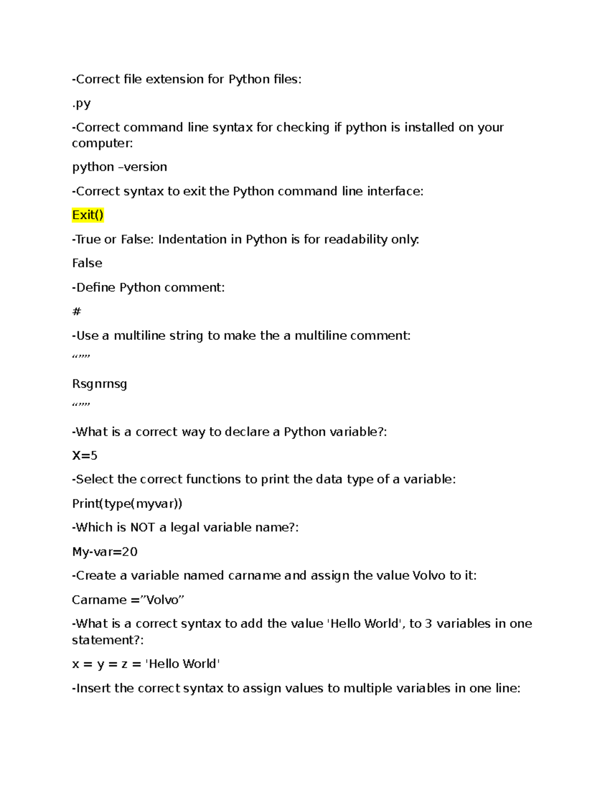 Python Programming Basics: Syntax, Variables, and Data Types (CS101 ...