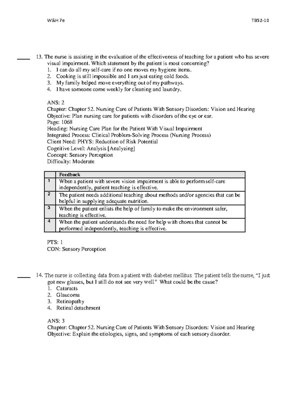 Nursing Care Plan for Patients with Visual Impairment - Chapter 52 ...