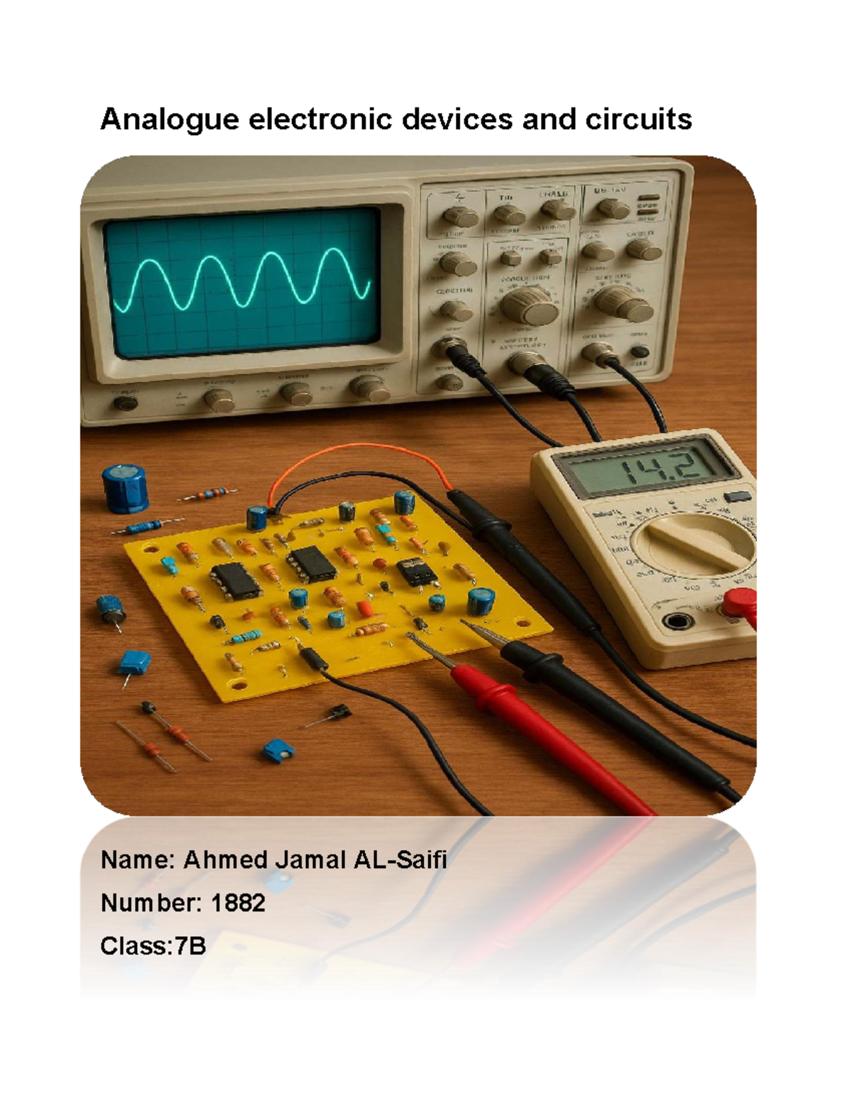 Final Electronics Work: Analogue Devices & Circuits (Class 7B) - Studocu