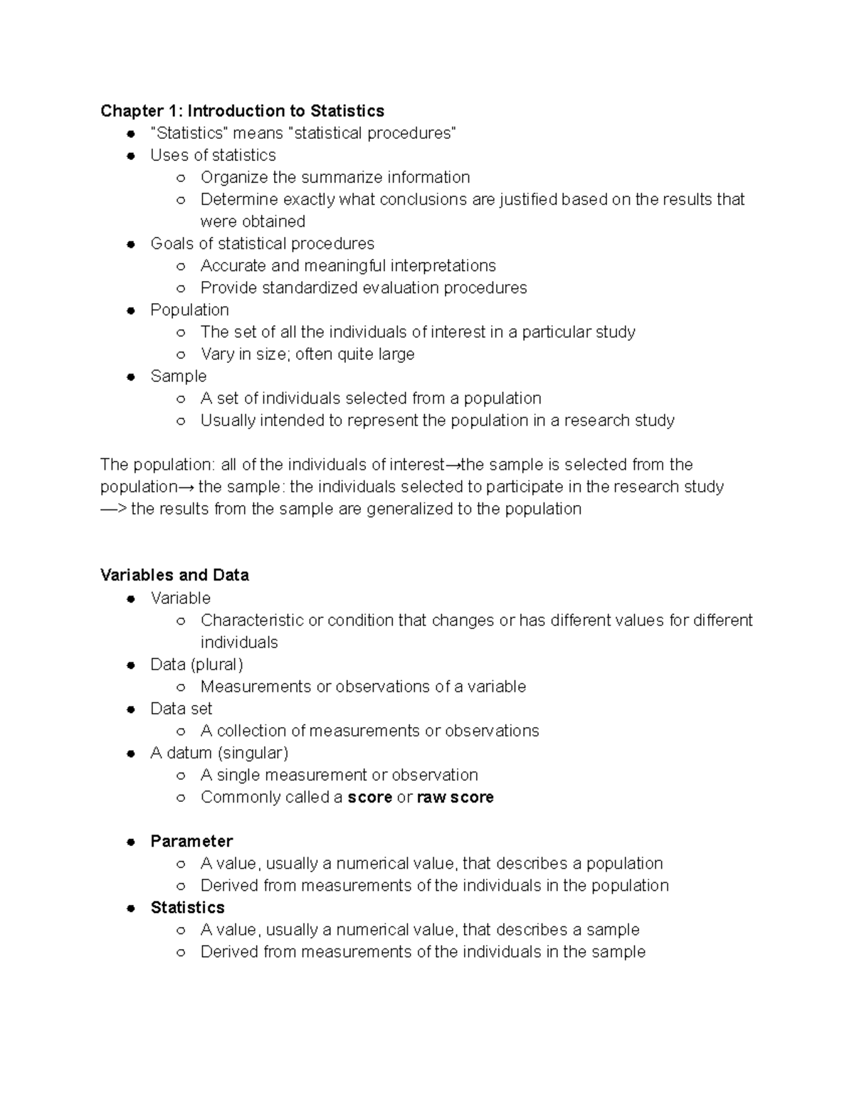 Chapter 1: Intro to Stats - Understanding Variables & Data Concepts ...
