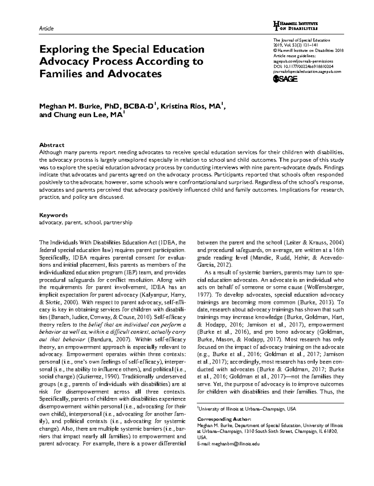 Exploring Special Ed Advocacy: Insights from Parents & Advocates ...