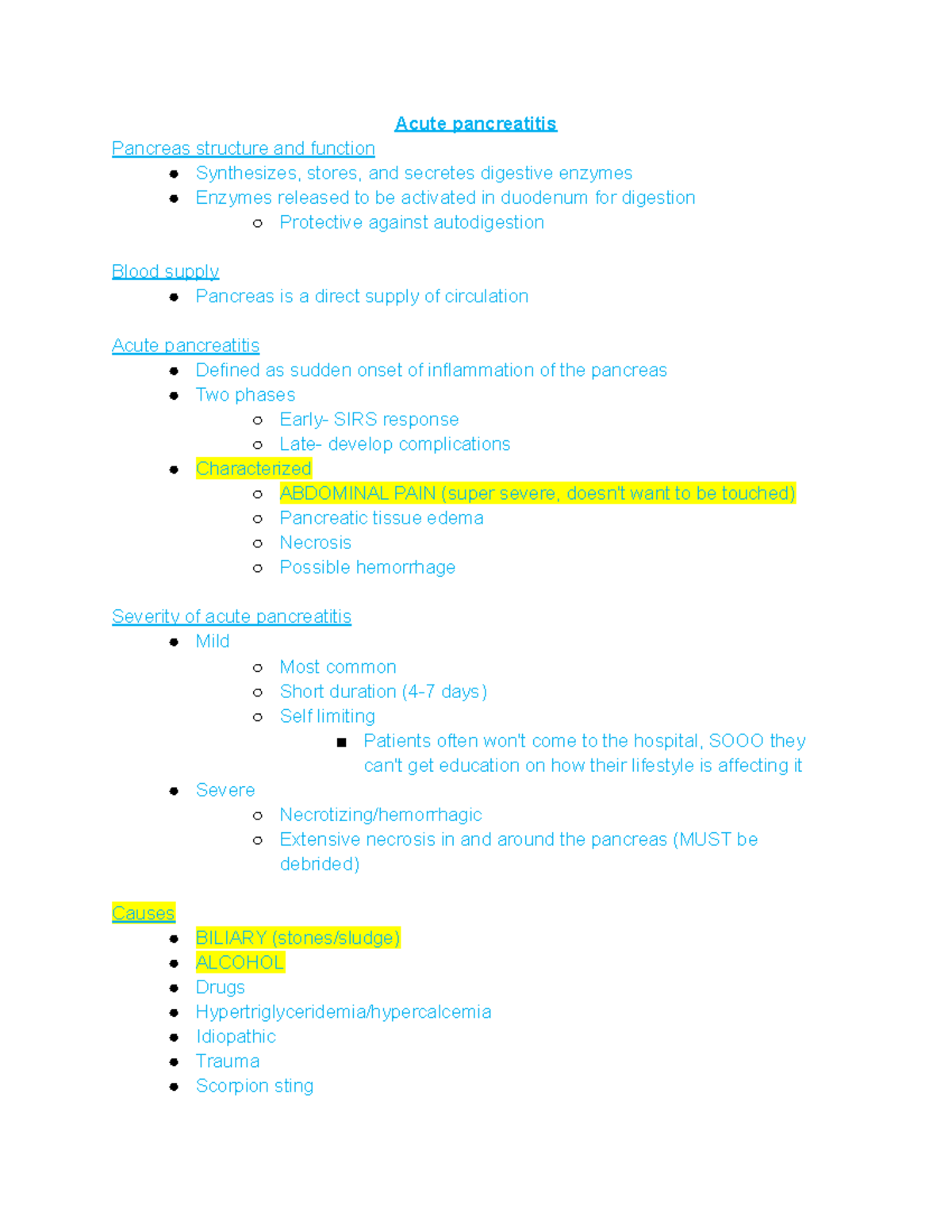 Acute Pancreatitis Overview: Causes, Symptoms, and Management ...