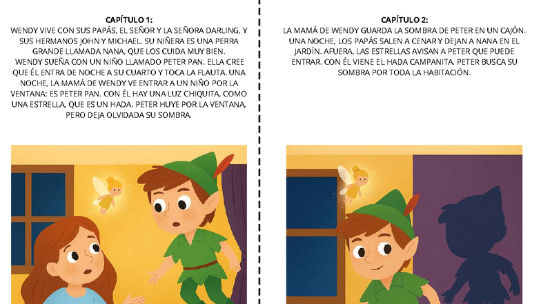 CAPÍTULO 1-16: Resumen de "Peter Pan" - Texto Breve e Imágenes - Studocu