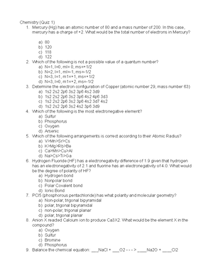 Science 10 Quarter 4 Module 1 Layout - Chemistry - PUP - Studocu
