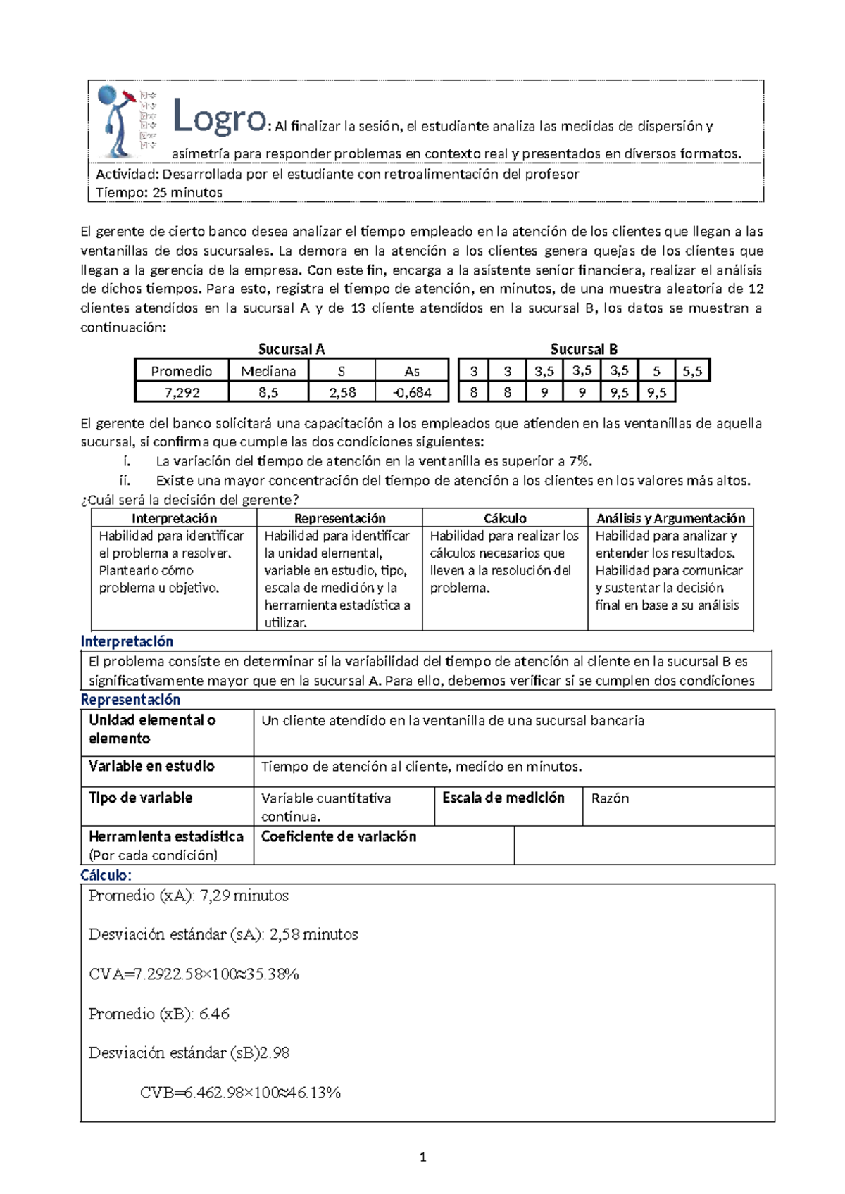 Análisis de Medidas de Dispersión y Asimetría - Tarea Semana 5 - Studocu