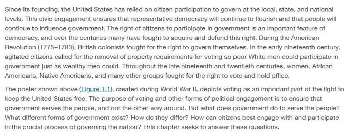 Final Exam Review Notes On Citizen Participation In Democracy Abc123