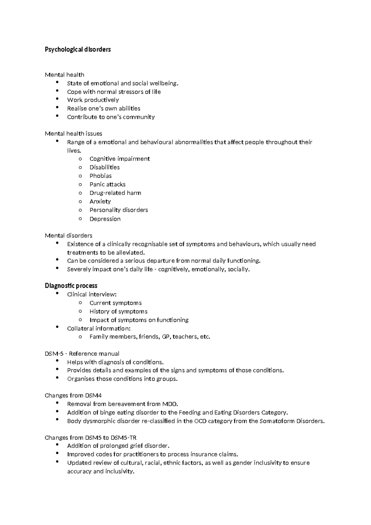 Understanding Psychological Disorders: Overview & Classification ...