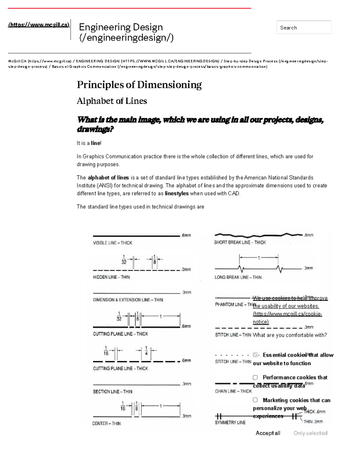 Alphabet of Lines - ENG 101 Lecture Notes on Graphics Communication ...