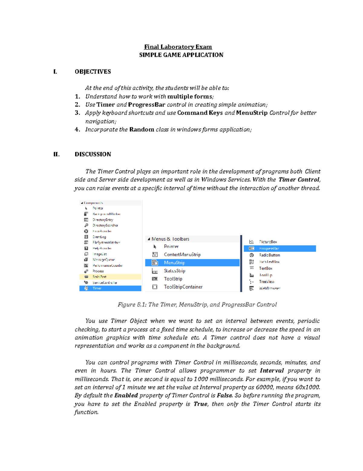 Final Laboratory Exam - Lab Excersices - Object-Oriented Programming - AMA - Studocu