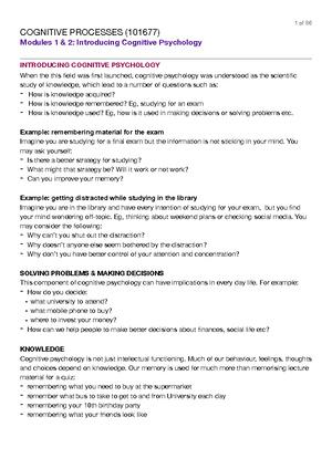 ACE-III Cognitive Assessment Guide (Australian Version A) - Studocu