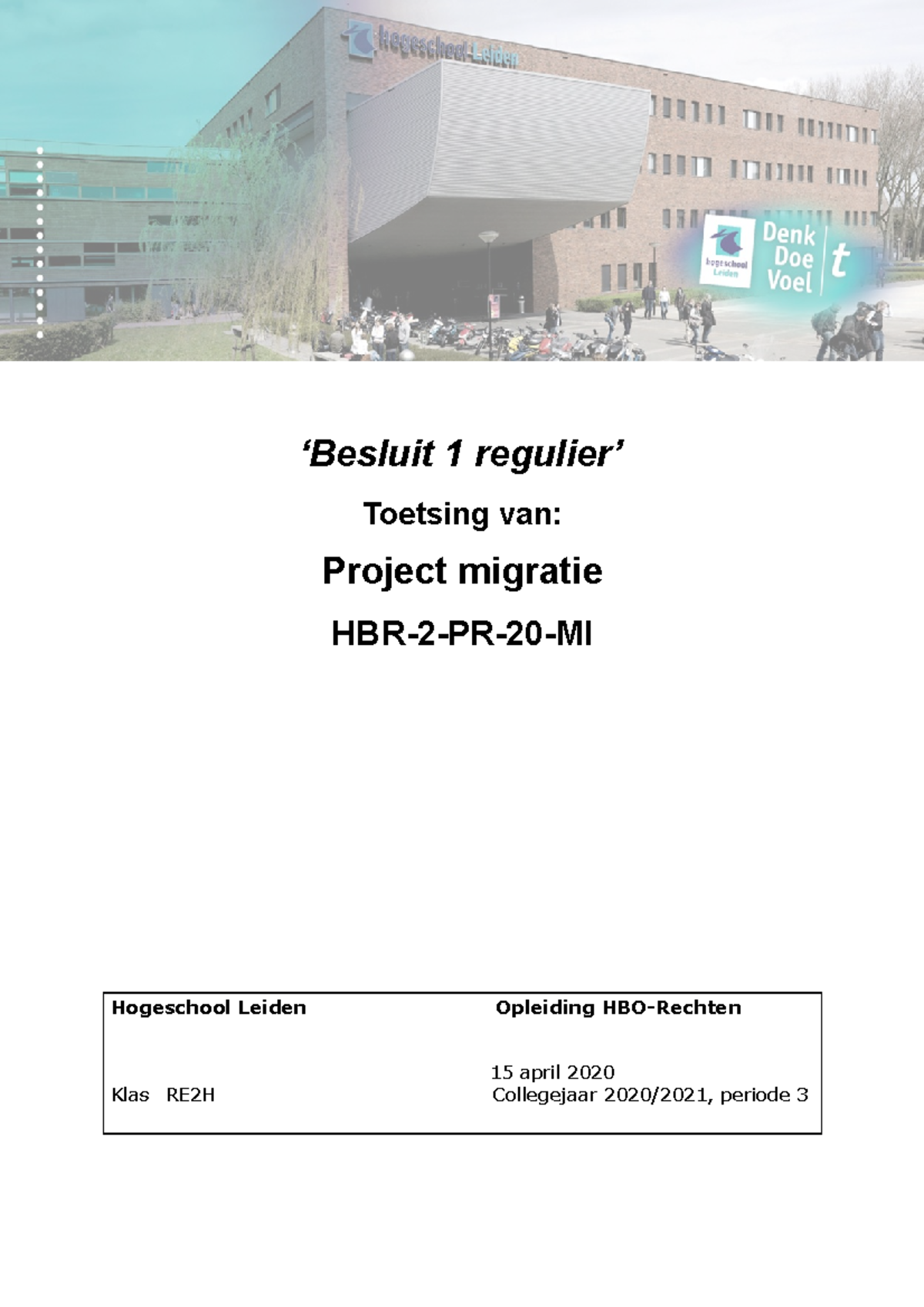 Besluit Gezinshervestiging John Smith - Project migratie HBR-2-PR-20-MI ...