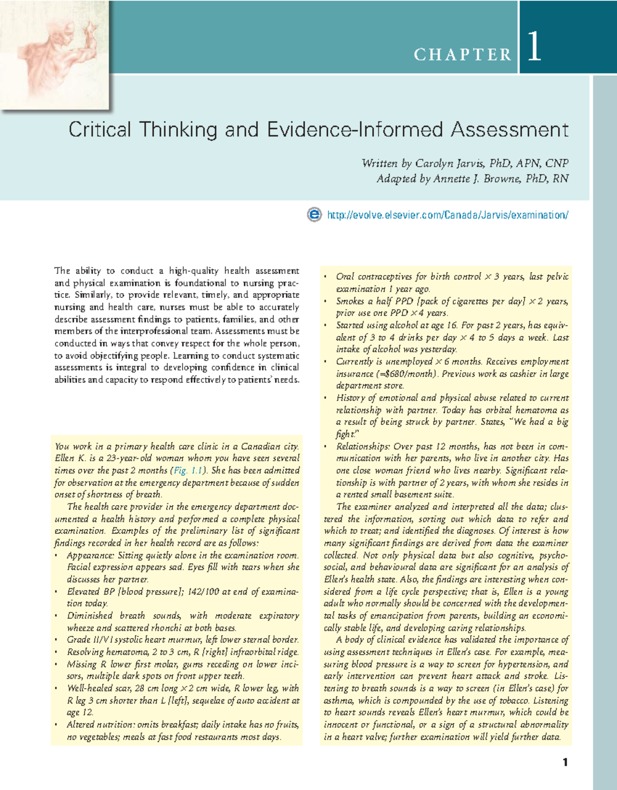 Chapter 1: Critical Thinking & Assessment in Health Evaluation (NURS 01) - Studocu