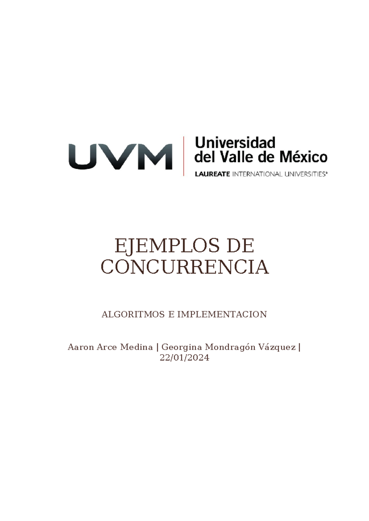 Ejemplos de Concurrencia: Algoritmos y su Implementación en Python - Studocu