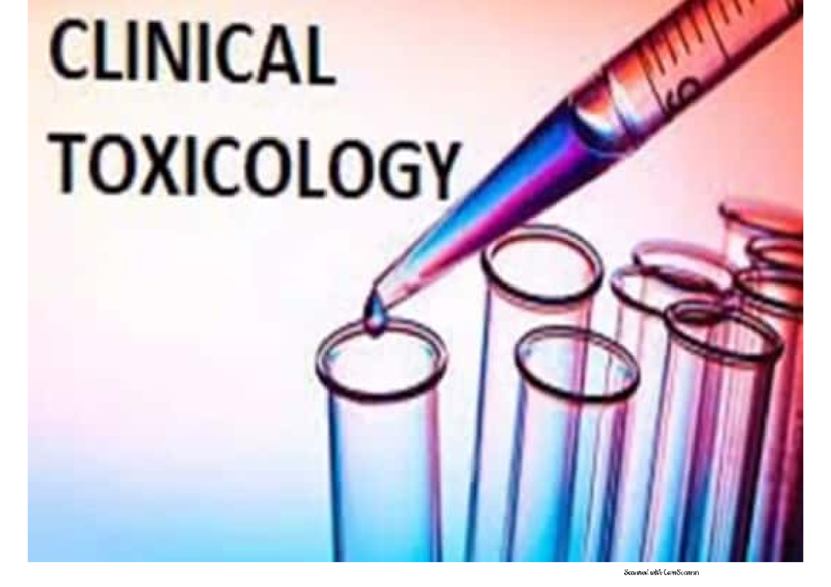 Clinical Toxicology 2: Key Notes on Poisoning & Overdose Management ...