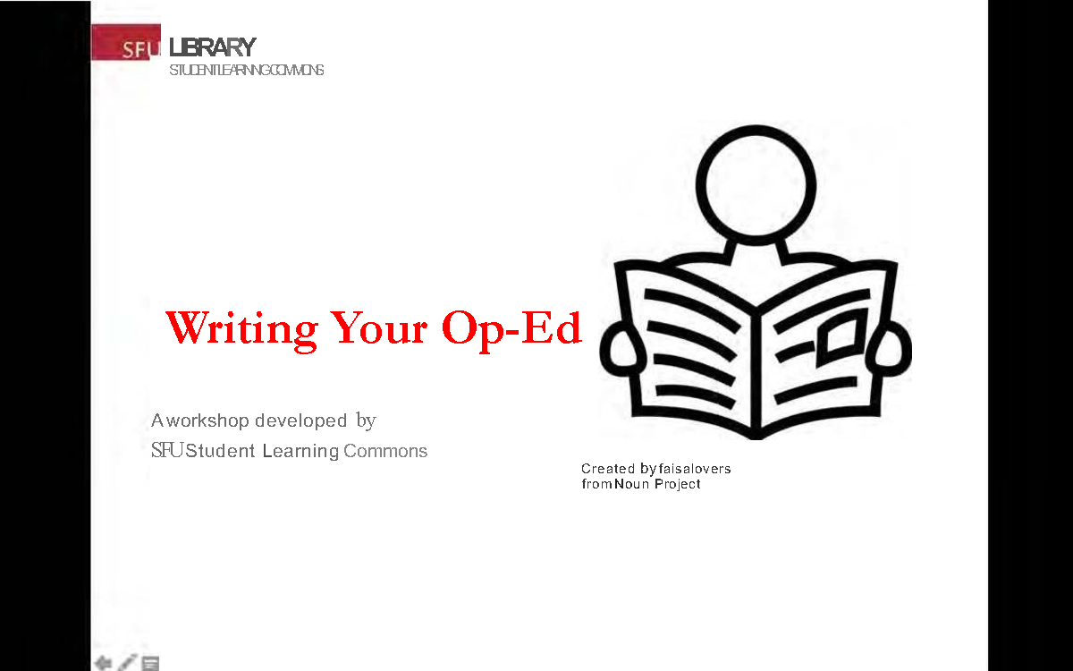 SFU Writing an Op-Ed: Tips and Strategies for Success - Studocu