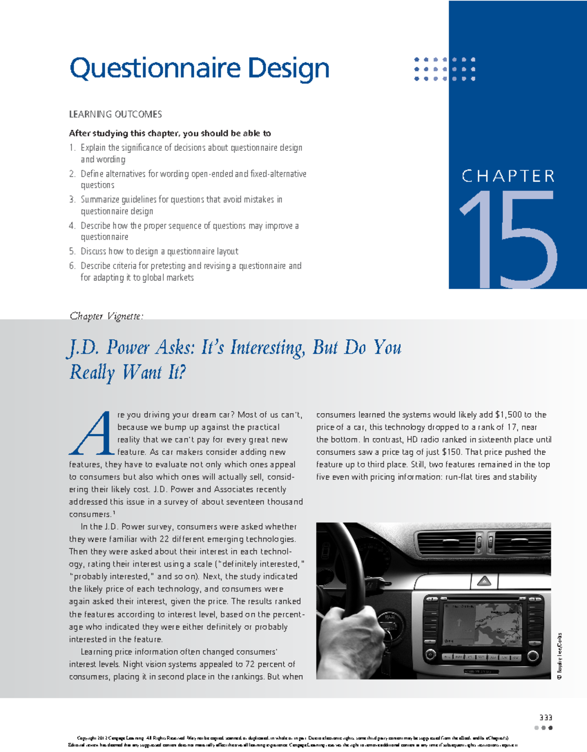 Zikmund Chapter 15: Effective Questionnaire Design Strategies - Studocu