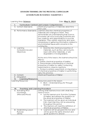 COT DLP MATH 4 Bsecond Quarter - DLP IN MATH- GRADE 4 OBJECTIVES ...