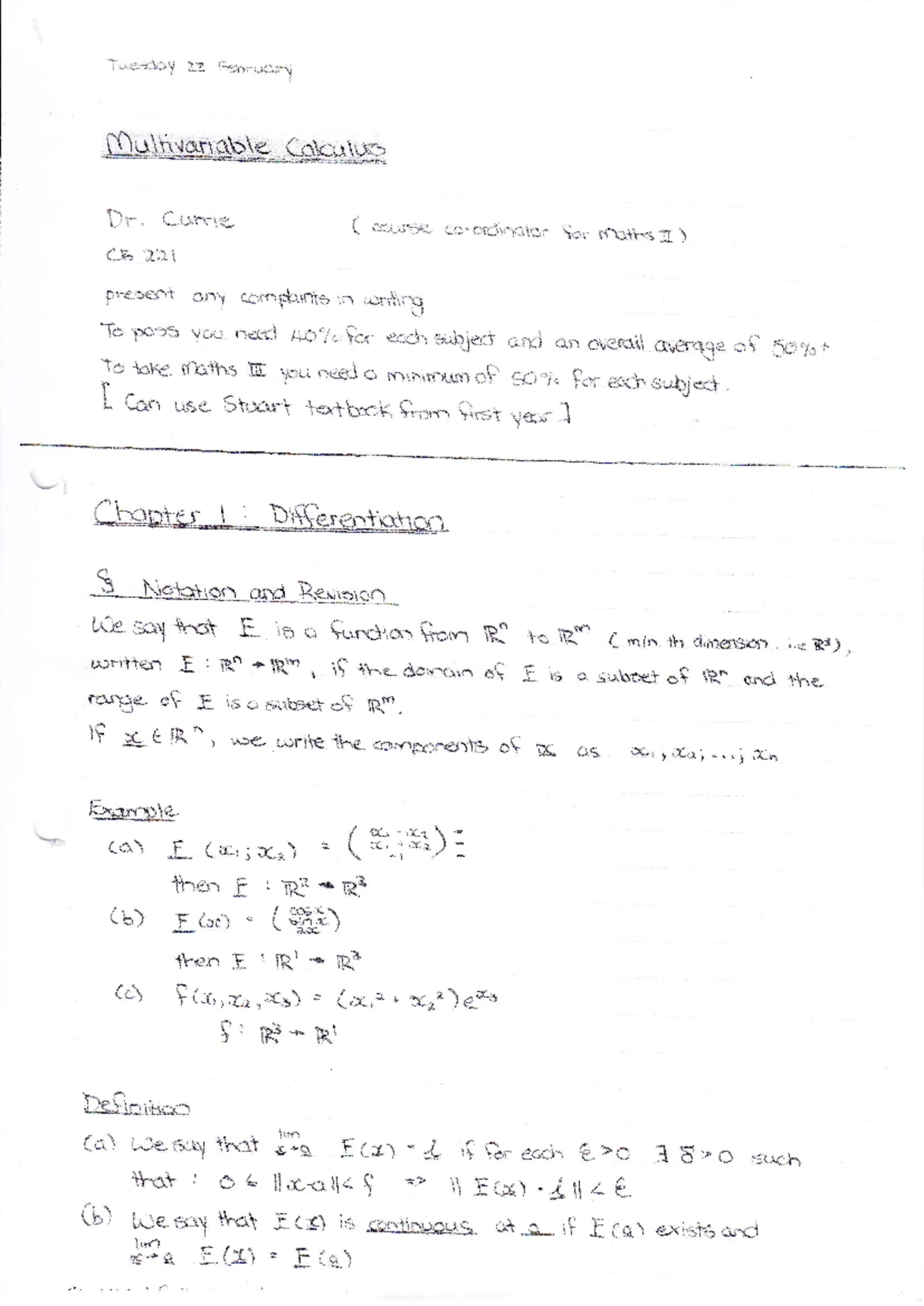 Solutions 1 - University of the Witwatersrand School of Mathematics ...