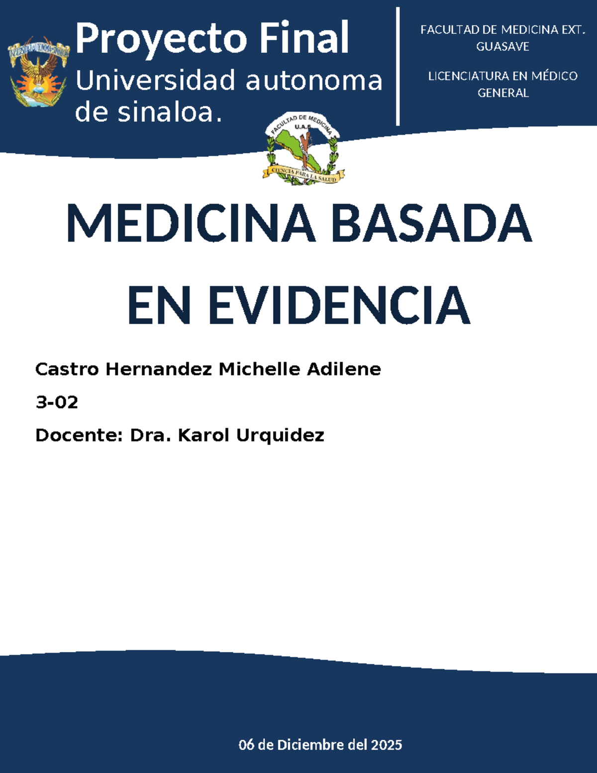 Proyecto Final: Análisis Crítico de Onicomicosis en Medicina Basada en ...