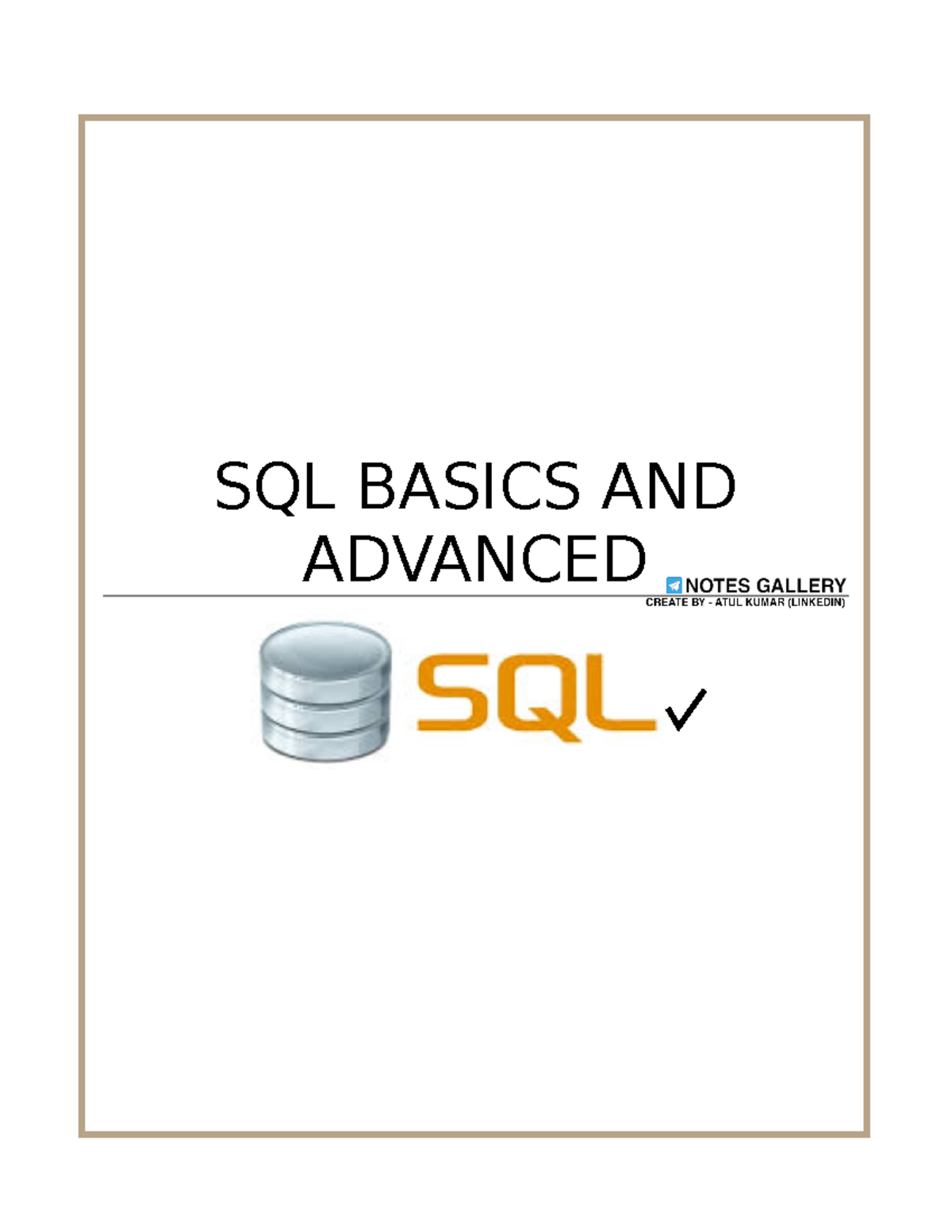 SQL Basics Advanced Notes 1706325697 - SQL BASICS AND ADVANCED ...
