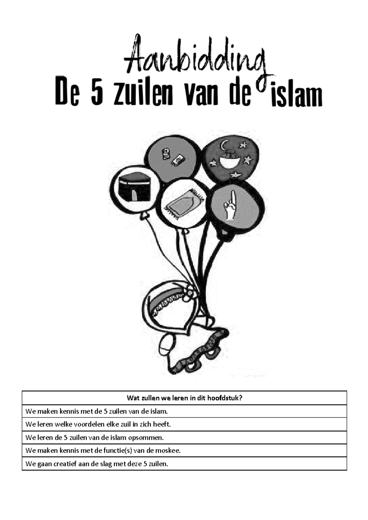 5 Zuilen van de Islam: Voordelen en Functies van de Moskee - Studocu