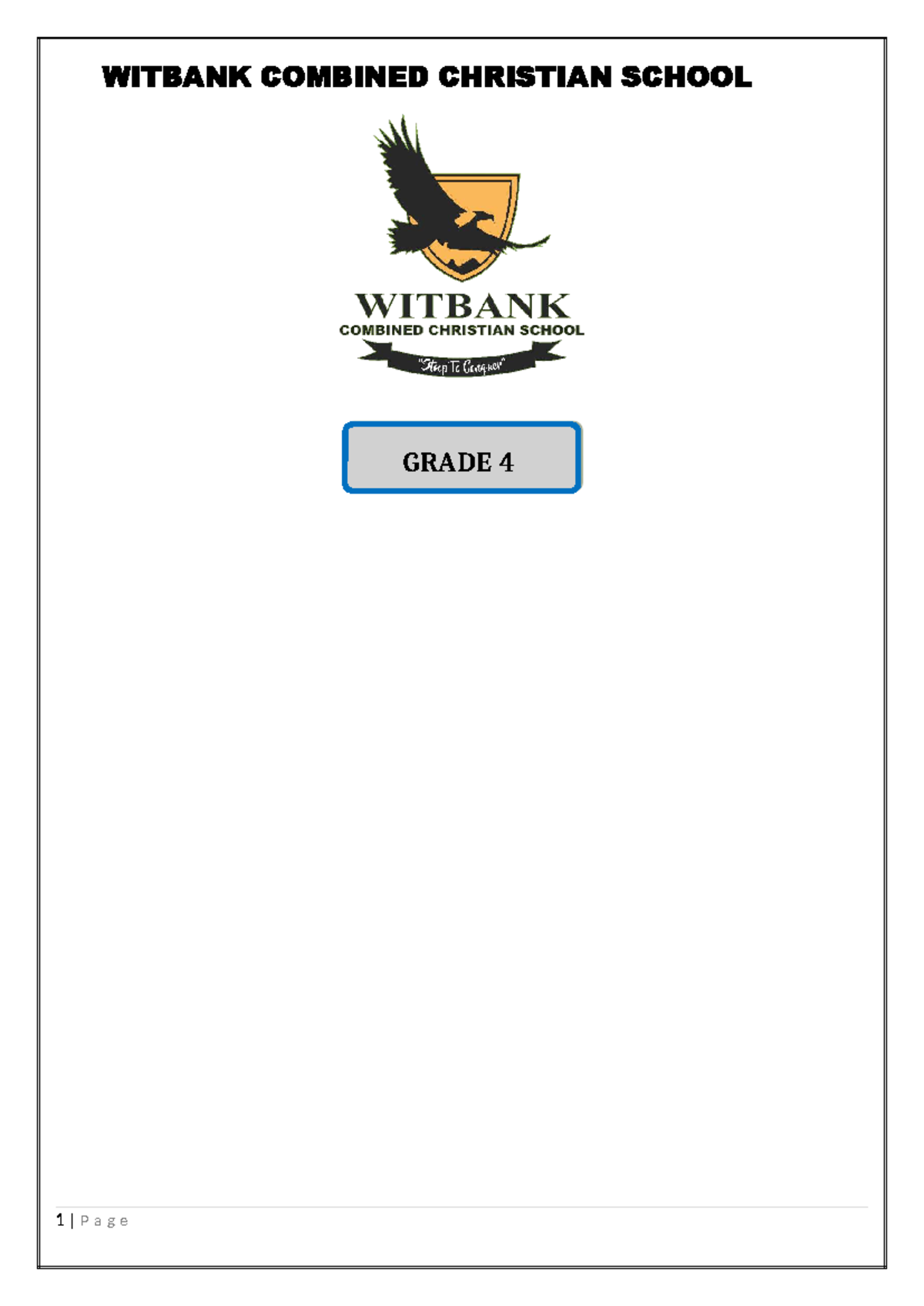 NST Grade 4 Term 1 Natural Science & Tech Test - 50 Marks - Studocu