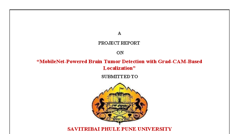 BTD Project Report: Deep Learning for Brain Tumor Detection in BE ...
