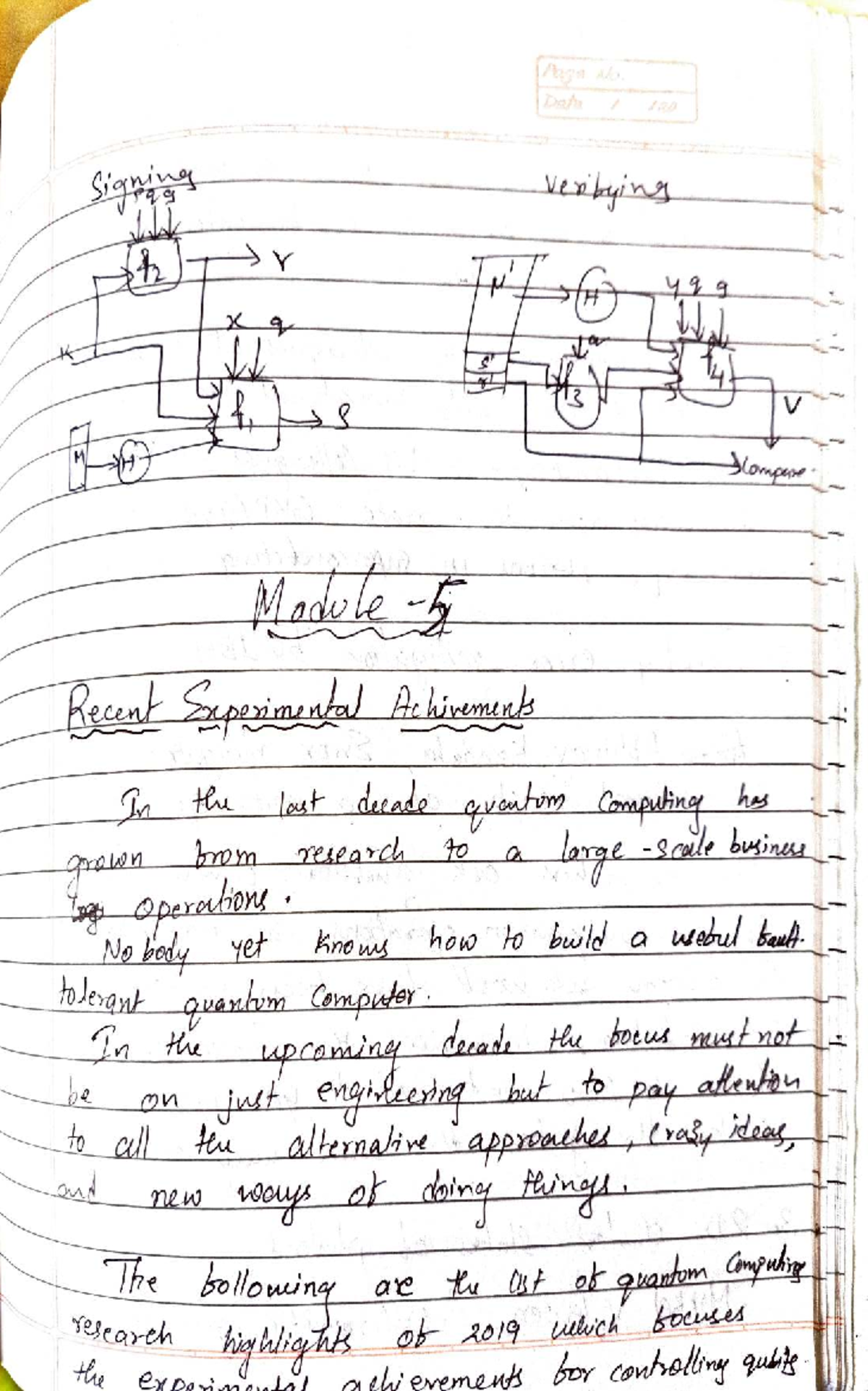 Quantum Notes: Recent Advances in Quantum Computing and Cryptography (Y ...