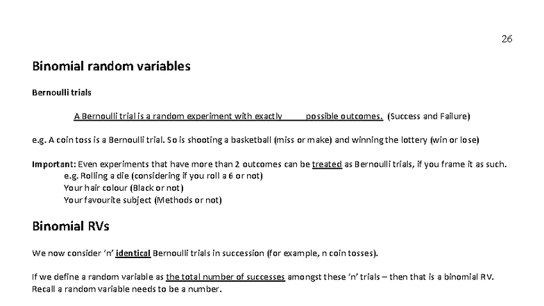 Binomial Random Variables and Probabilities: A Comprehensive Guide ...