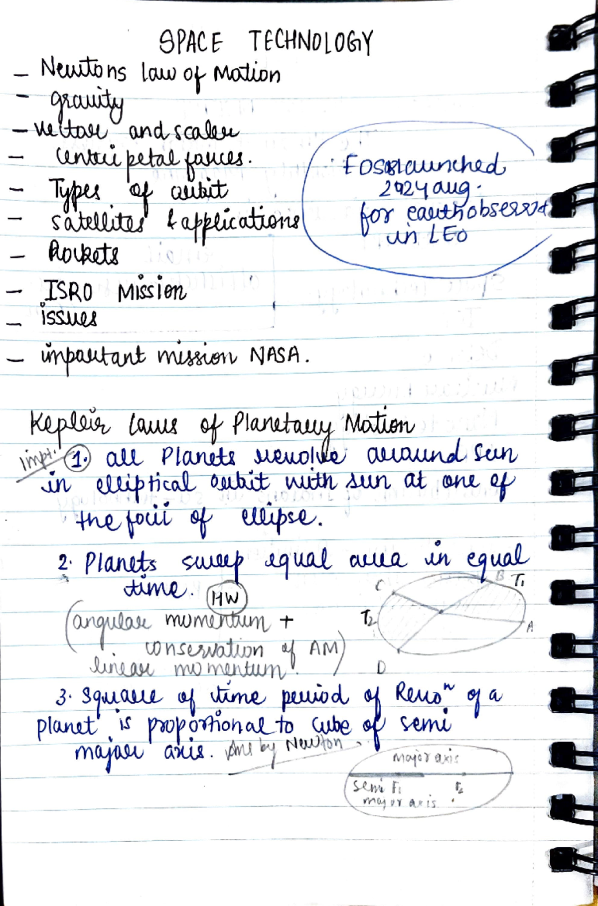 Sci tech upsc - Space technology notes upsc - SPACE TECHNOLOGY Newtons ...