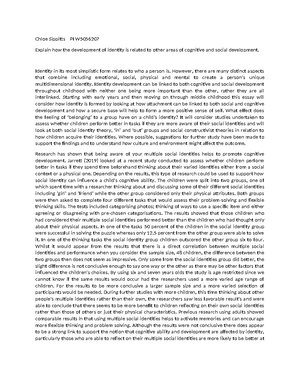 [Solved] Compare methods of assessing recording and monitoring children ...