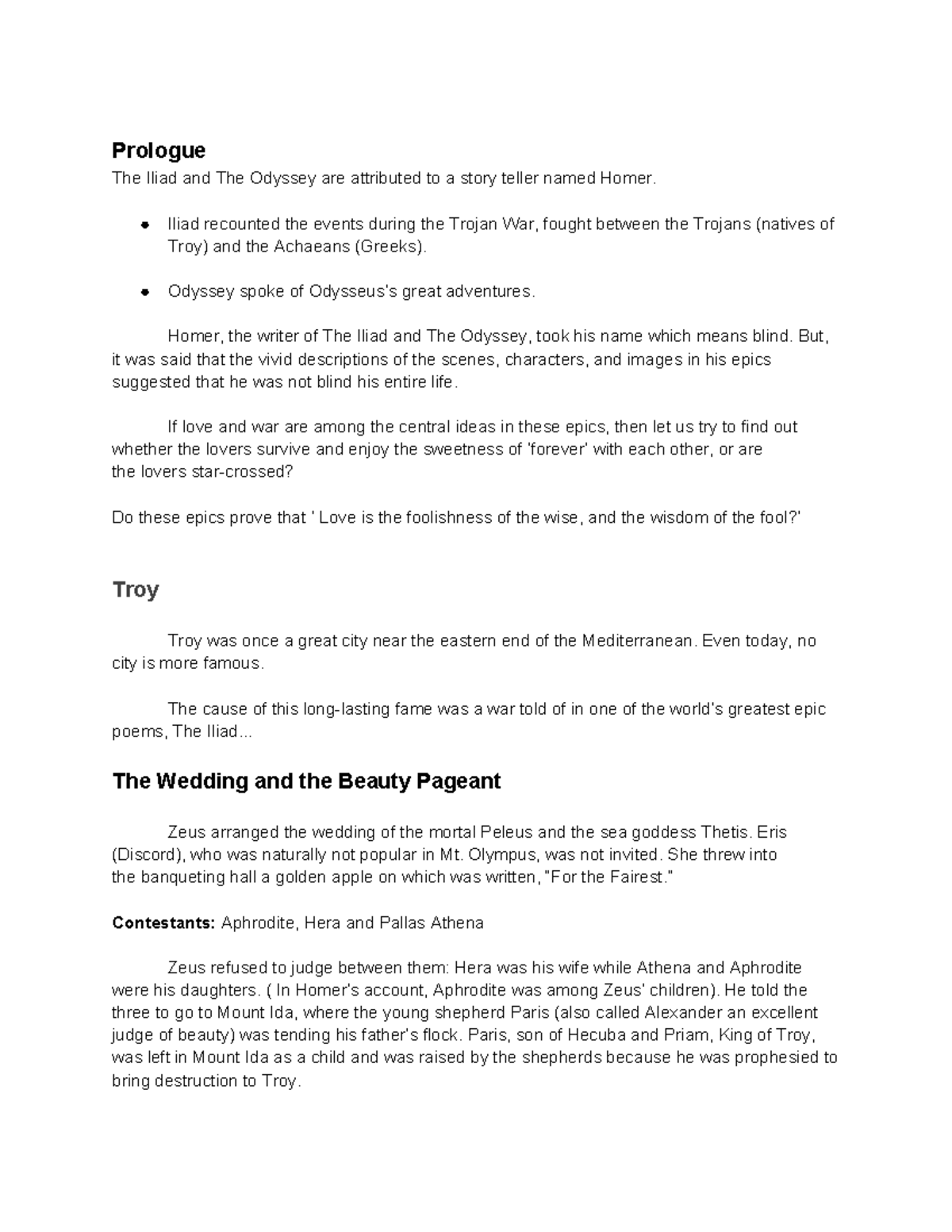 Trojan War Overview: Summary of The Iliad and The Odyssey Insights ...