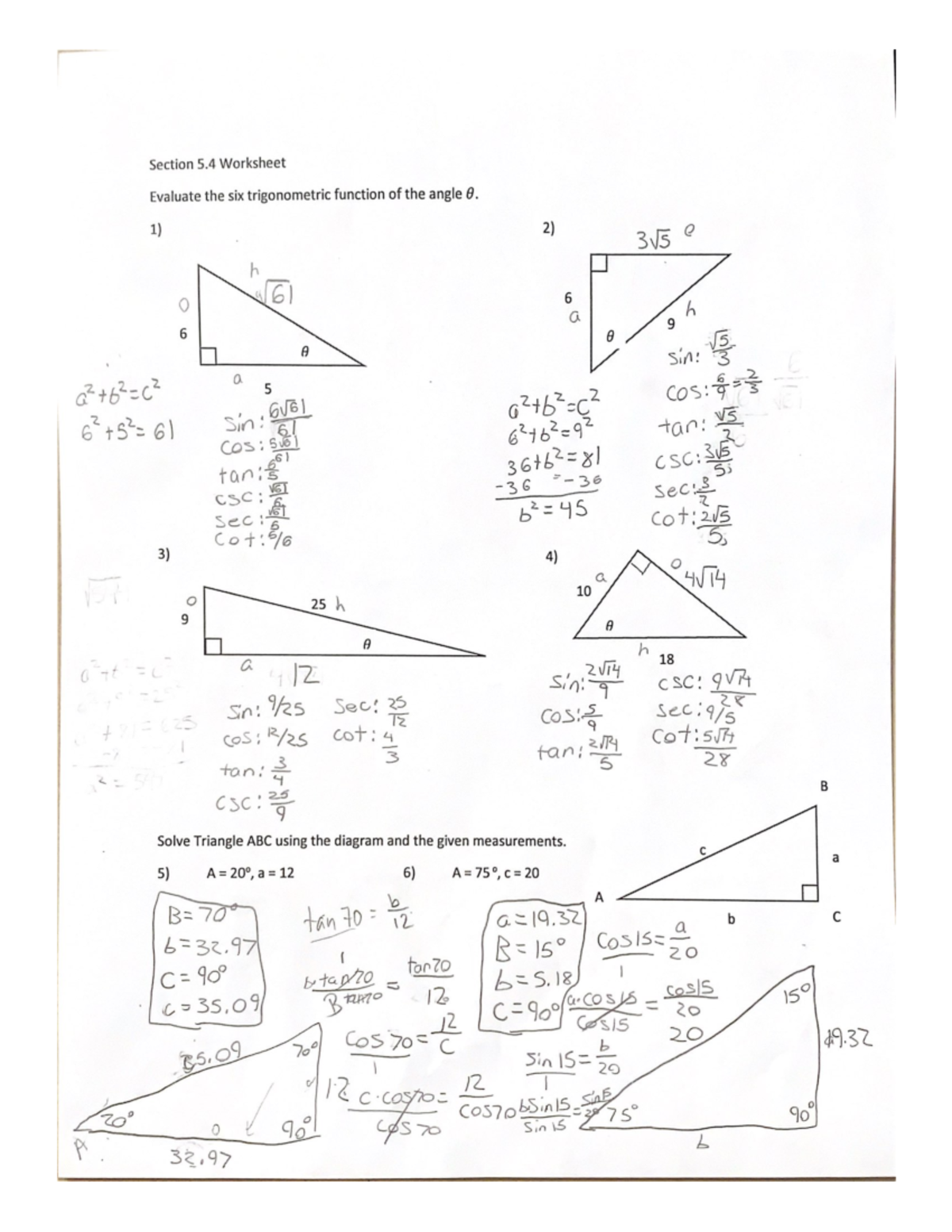 Section 5.4 Worksheet - Work: Key Concepts and Exercises - Studocu