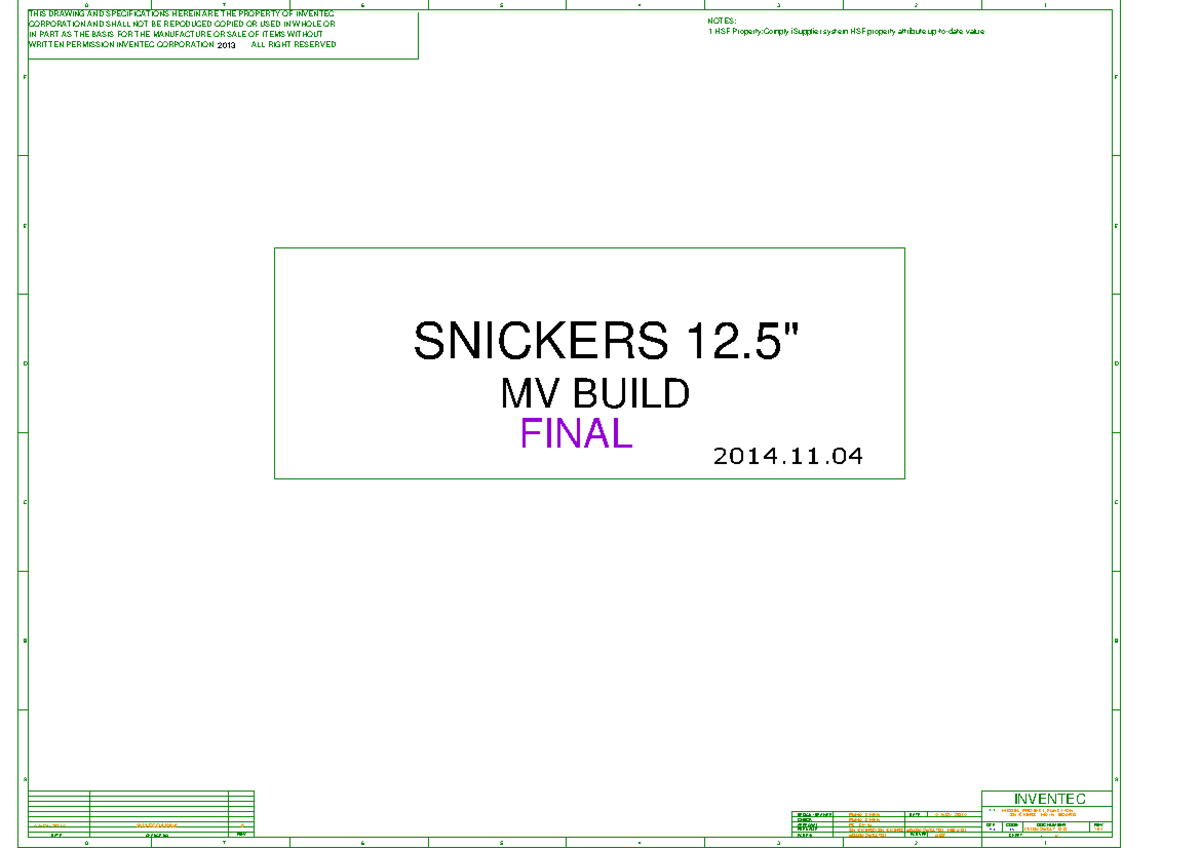 HP Elitebook 820 Snickers 6050A2635701-MB-A02 Block Diagram and ...