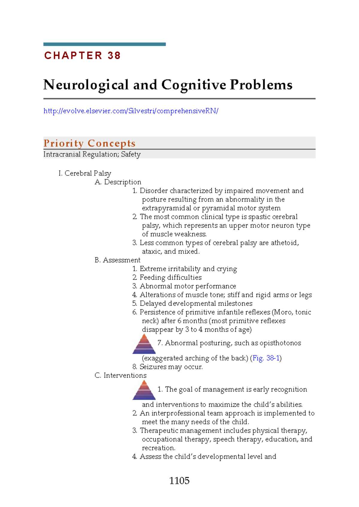 Neurological & Cognitive Problems: NCLEX Review (Chapter 38) - Studocu