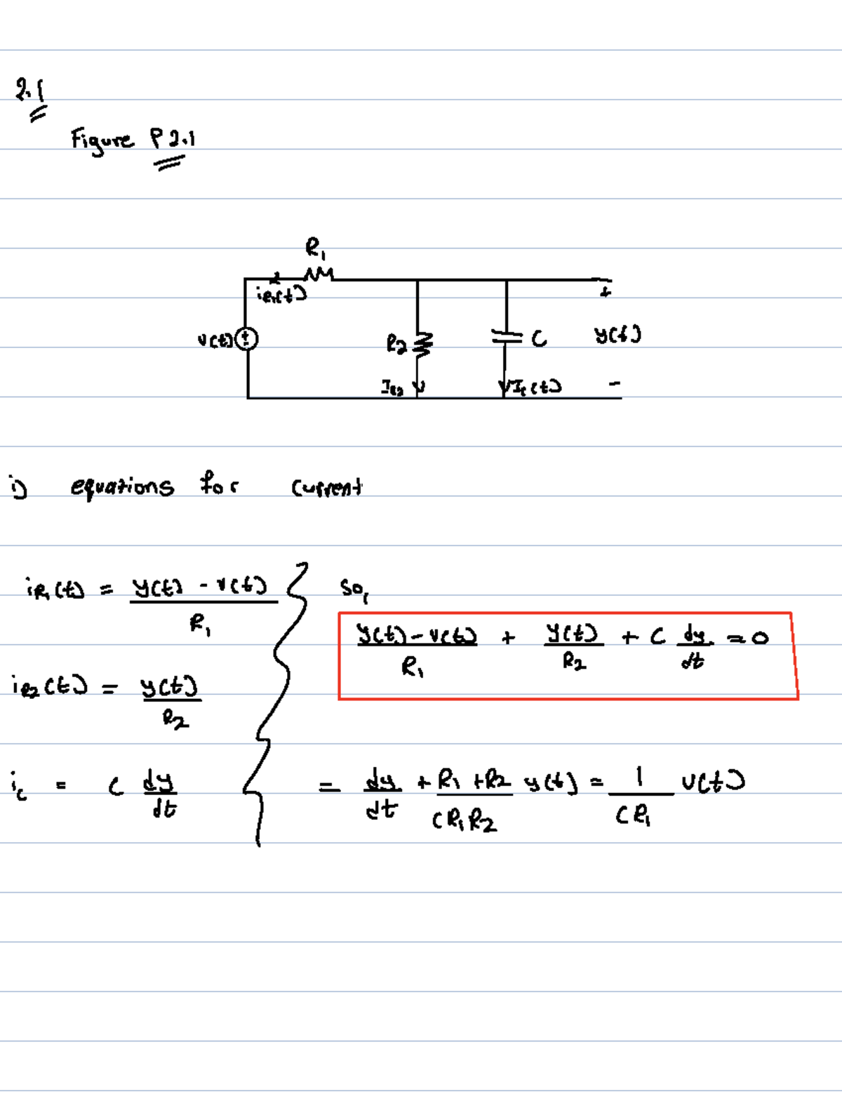 A2 273 - hdud - Figure veg F R yet Ins V VI It equations for current ir ...
