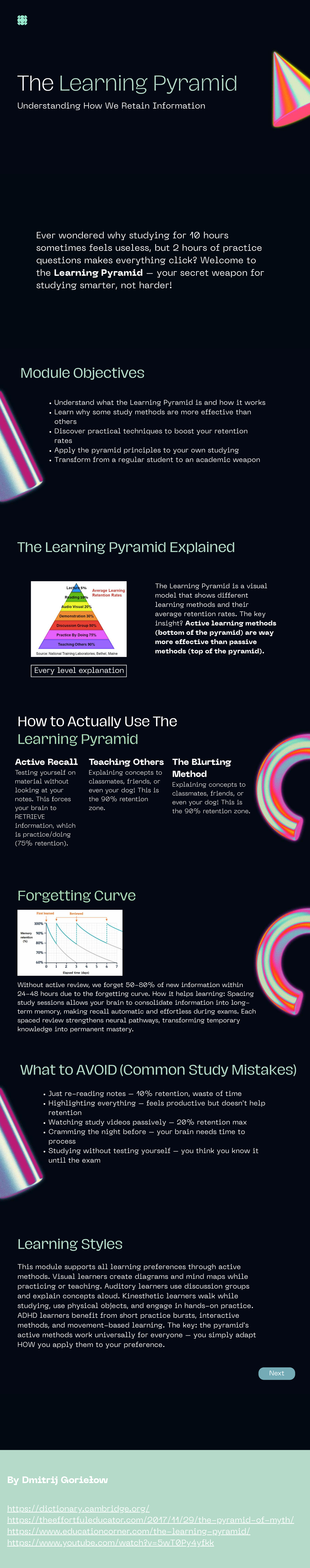 The Learning Pyramid: Mastering Retention Techniques for Effective ...