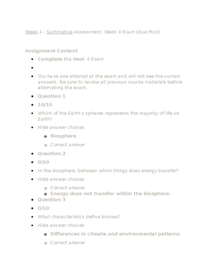 Week 2 assessment test - Wk 2 - Summative Assessment: Week 2 Exam [due ...