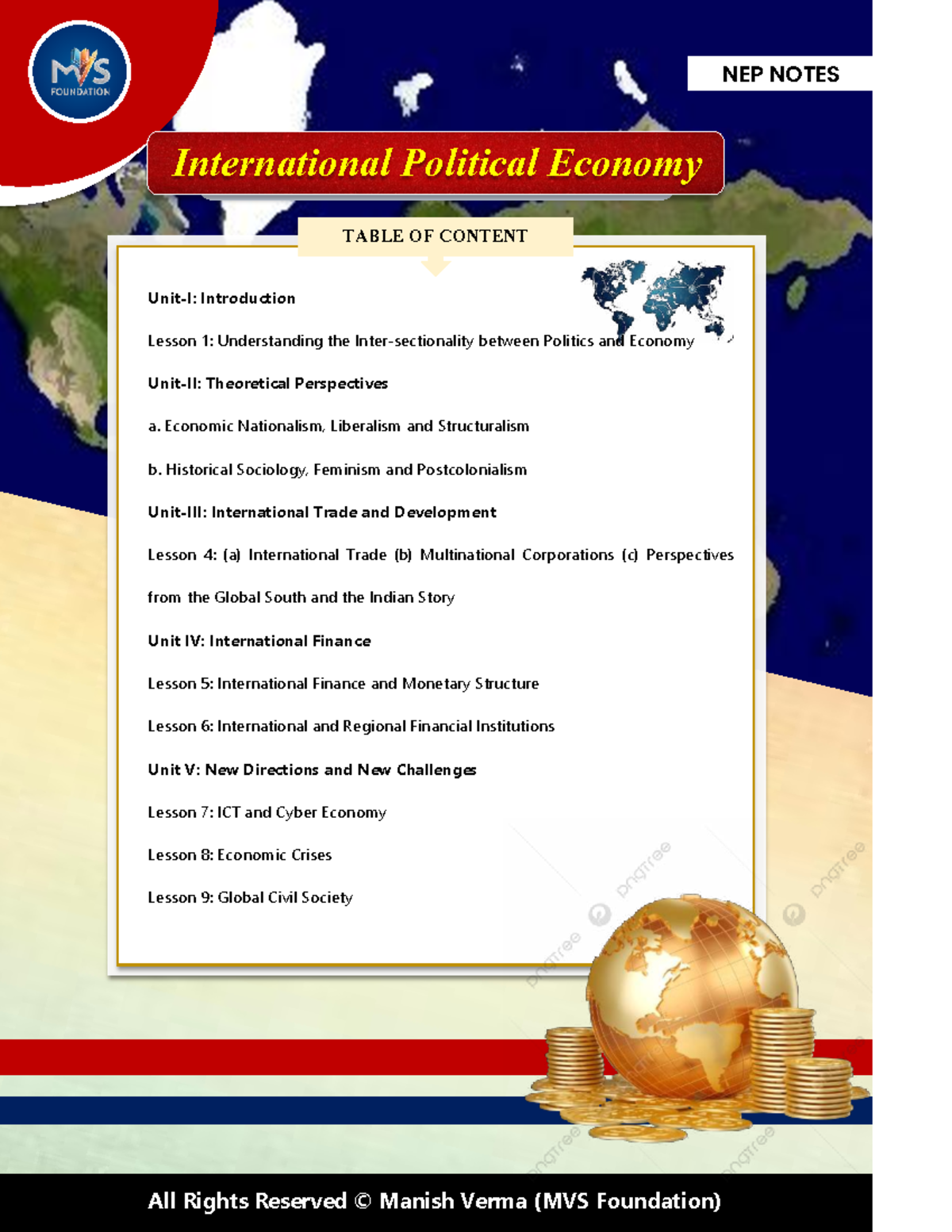 International Political Economy (IPE) Lecture Notes - Studocu