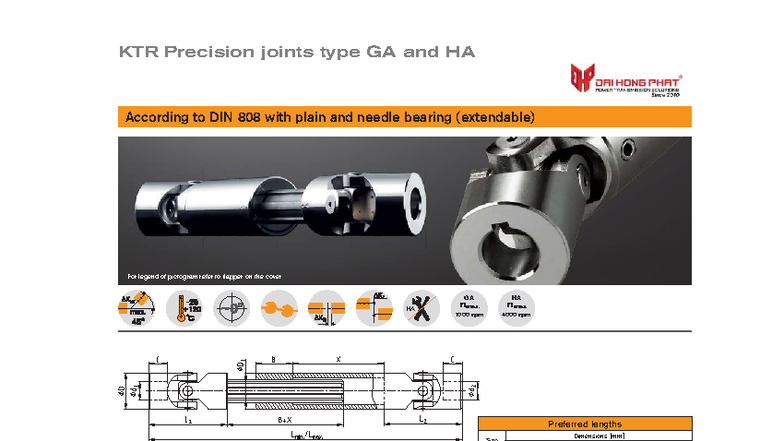 KTR Precision Joints GA & HA: Drive Technology Overview - Studocu