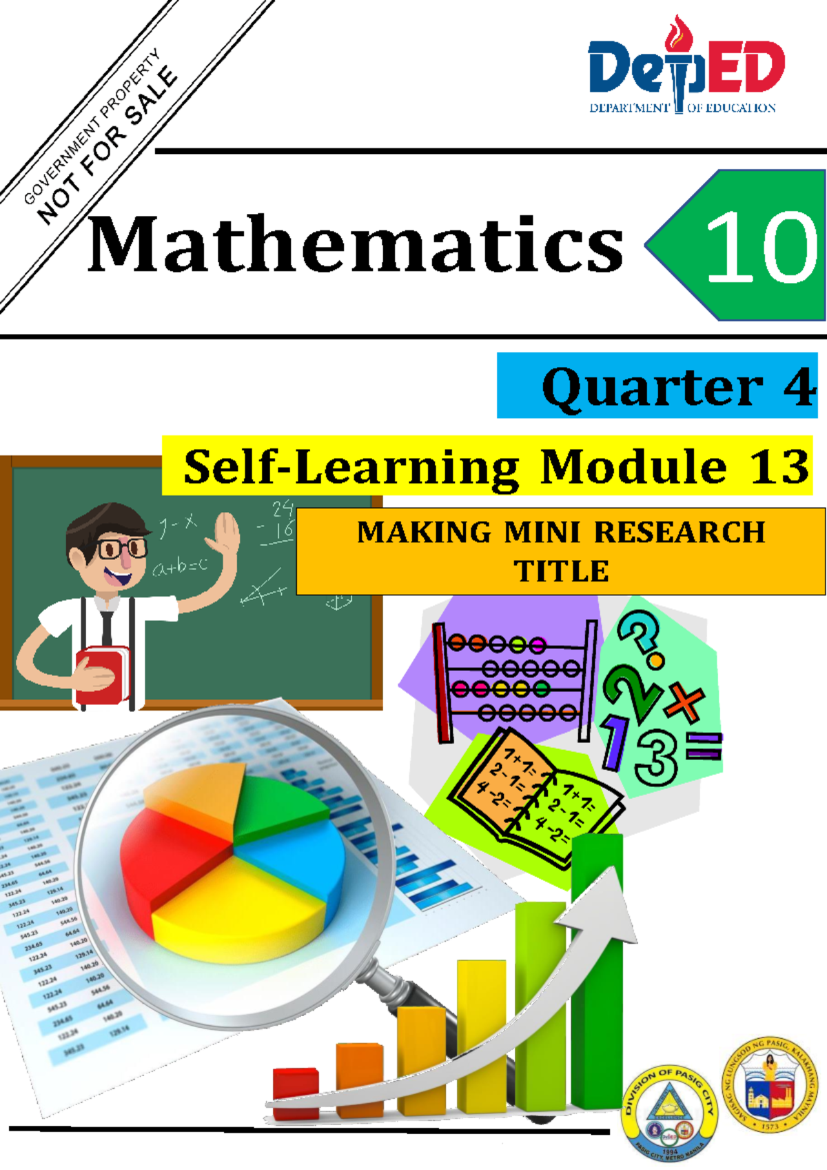 Mathematics 10 - Module 13: Making Mini Research Title Guide - Studocu