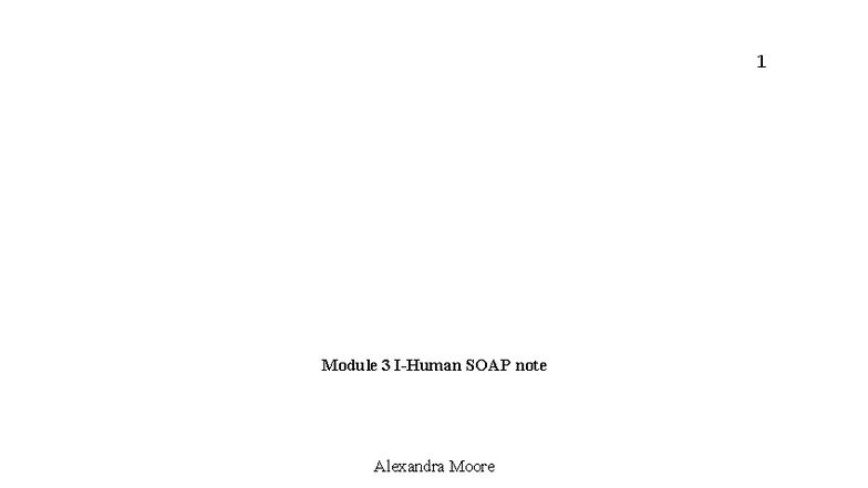 NUR 616: Module 3 SOAP Note on Hyperthyroidism Diagnosis and Treatment ...