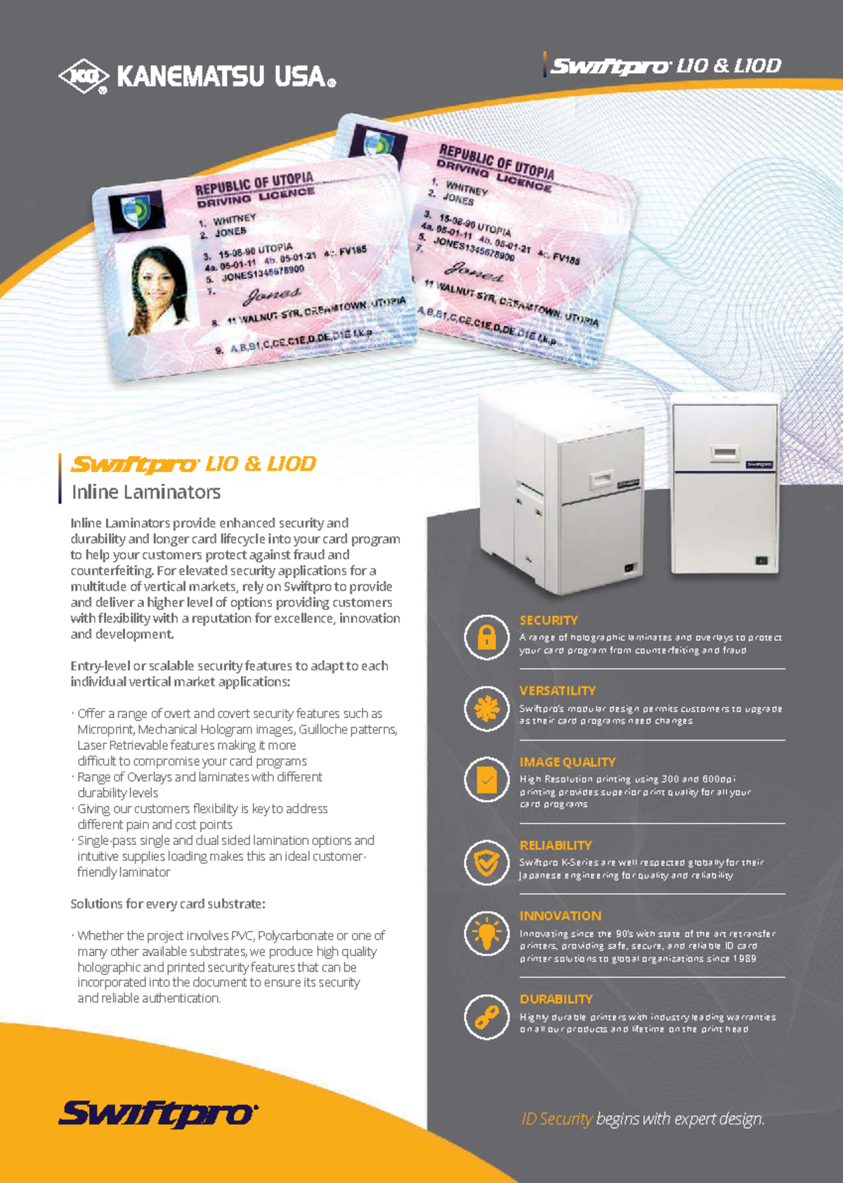 KG USA Swiftpro L10 & L10D Inline Laminators Data Sheet - Studocu
