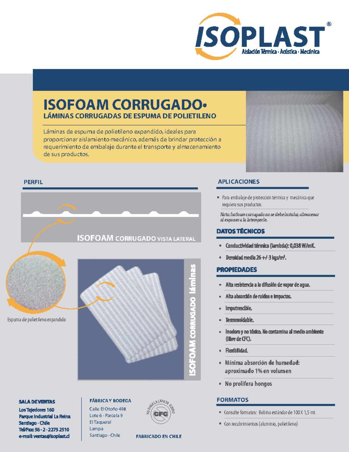 8 Isoplast - Isofoam Corrugado VF - ISOFOAM CORRUGADO LÁMINAS ...